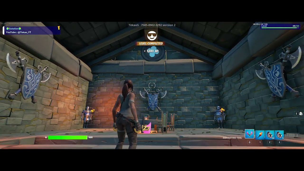 How YOU Can Complete Level 28 in Fortnite ESCAPE MAGIC RUINS? Tutorial ...