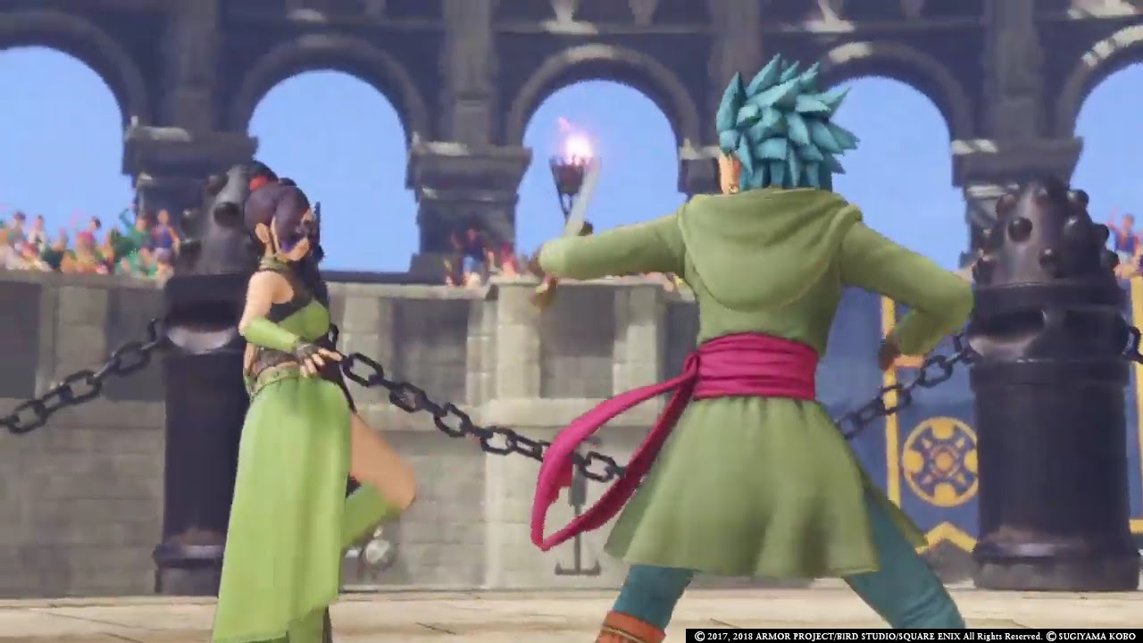DRAGON QUEST XI - Jade's introduction - YouTube