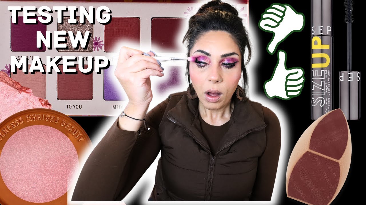 HUGE TESTING *NEW* MAKEUP!!! 9 NEW PRODUCTS!! A NEW FAVORITE??? - YouTube