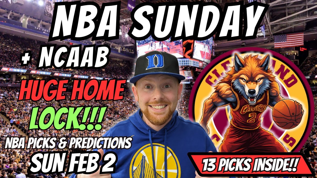 NBA Picks Today Sunday 2/2/2025 | Free NBA Best Bets, Predictions & NBA ...