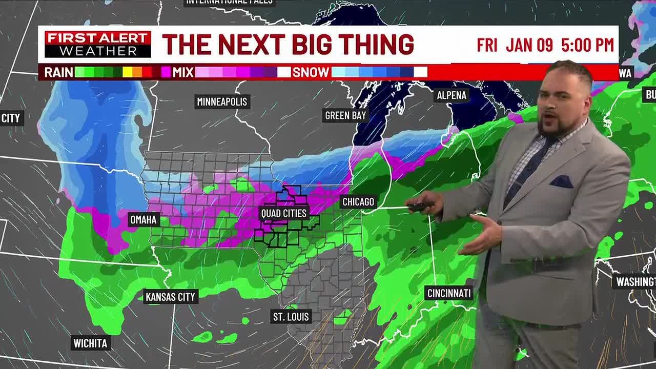 The warming trend has begun, our next big weather maker arrives Friday ...