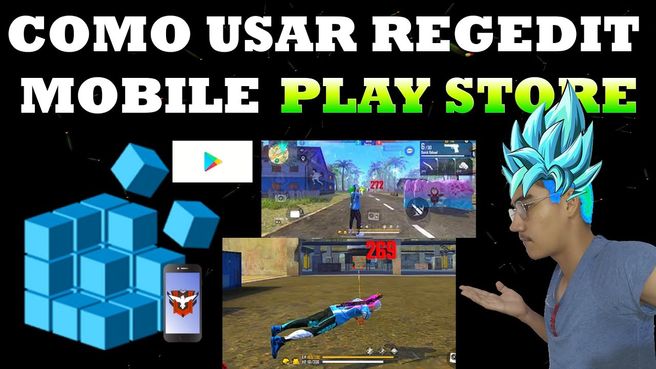 COMO USAR REGEDIT MOBILE FF DA PLAY STORE 2022 TUTORIAL COMPLETO PARA ...