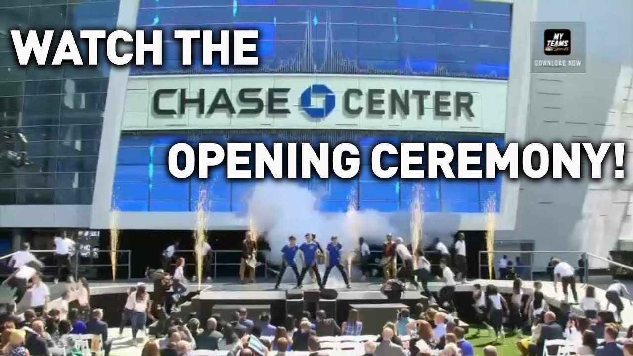 WATCH: Warriors Open Chase Center With Ribbon-Cutting Ceremony - YouTube