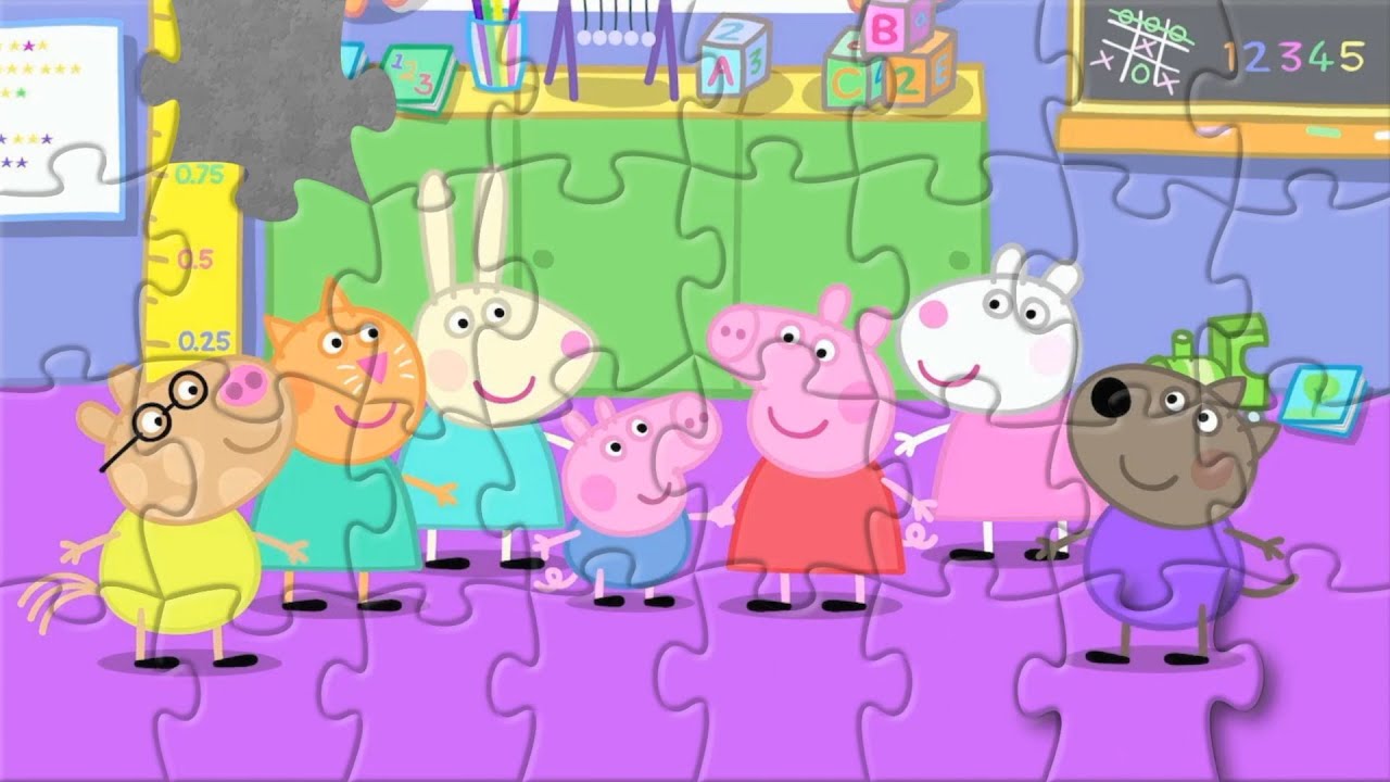 Peppa Pig Friends - Peppa Pig Puzzle - Puzzle For Kids - YouTube