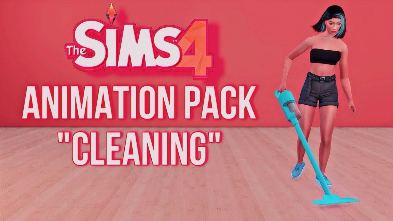 Animation pack sims 4/Animation "Cleaning"/Motion capture (DOWNLOAD ...