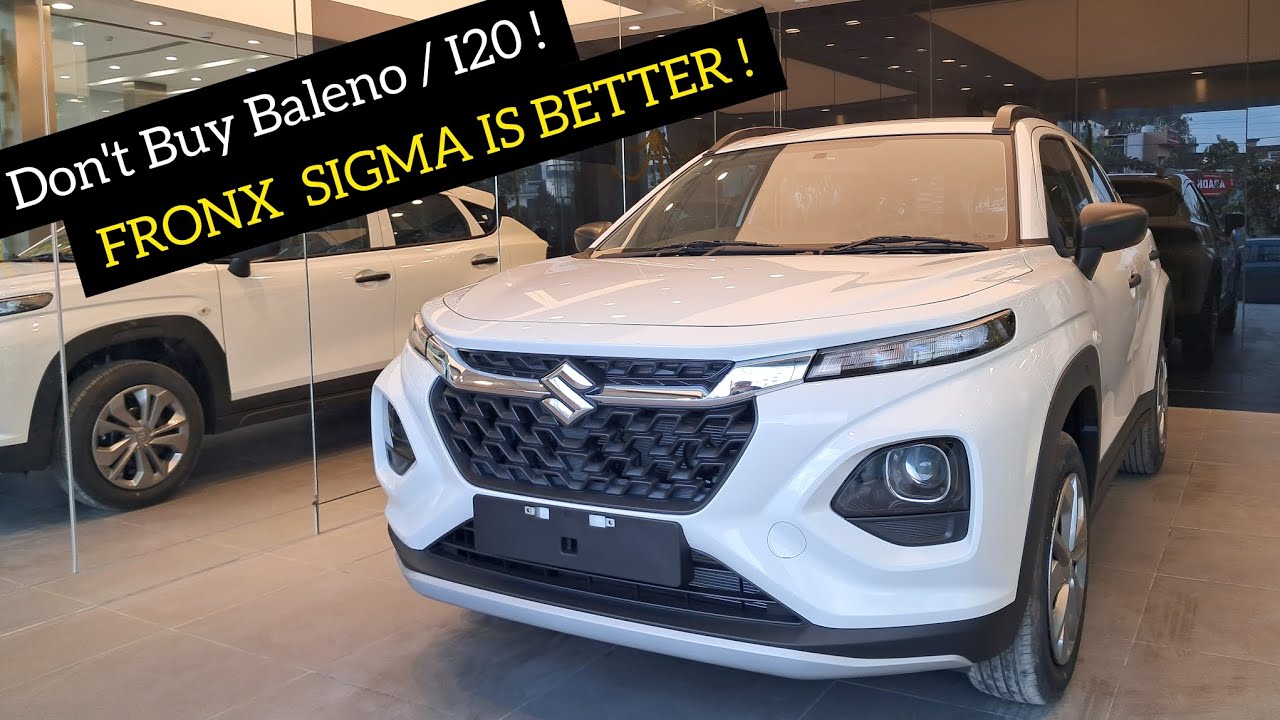 Maruti Fronx Sigma🔥| BEST LOOKING CAR UNDER 8 LAKHS 👌| Road Presence 💯 ...