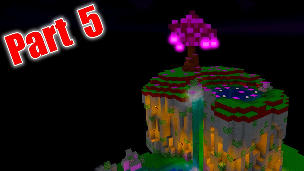 Building a Mountain in High Realms | Japanese Floating Island (Part 5 ...