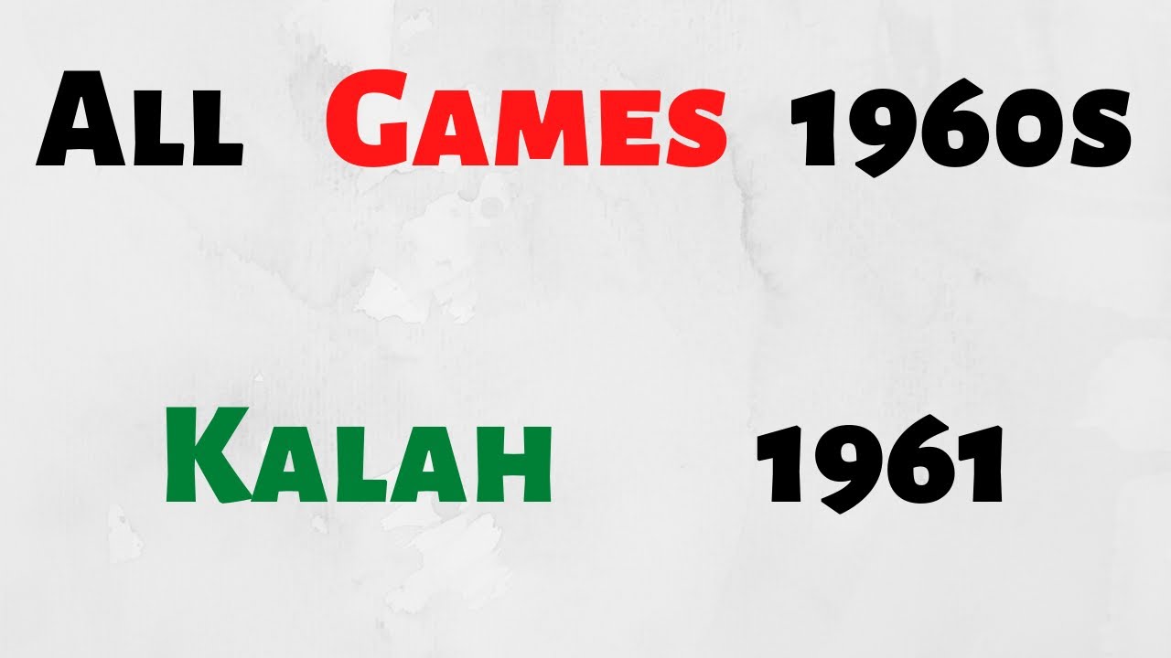 Игра (game) Kalah --- обзор (review) 1961 - адаптация первой ...