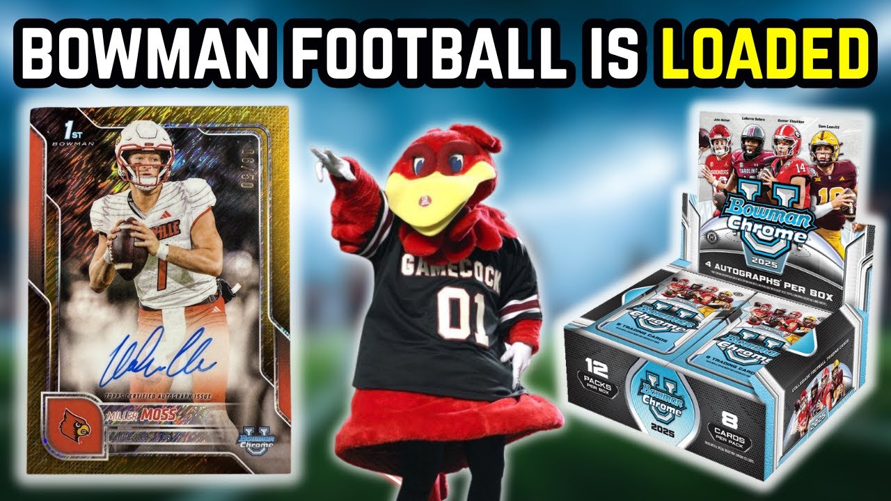 Don't Open Your 2025 Bowman University Chrome Football Hobby Jumbo Box ...