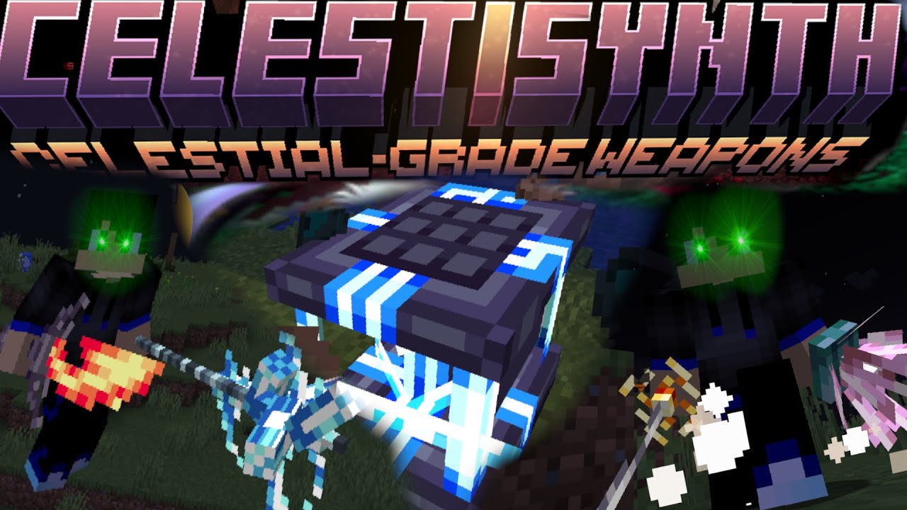 Playing with the older Celestisynth Minecraft mod ? - YouTube