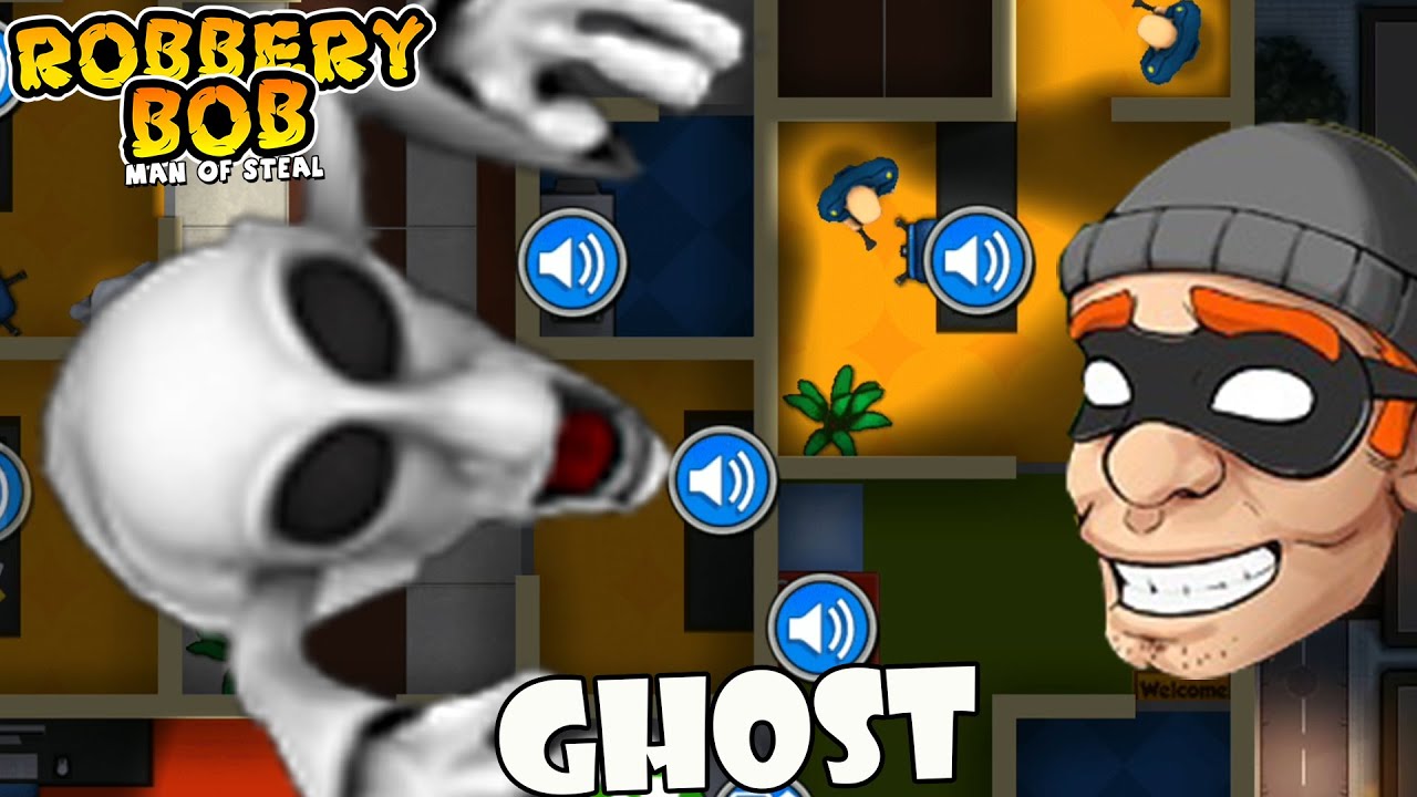 Robbery Bob Using MARIO GHOST Suit Part 15 - YouTube