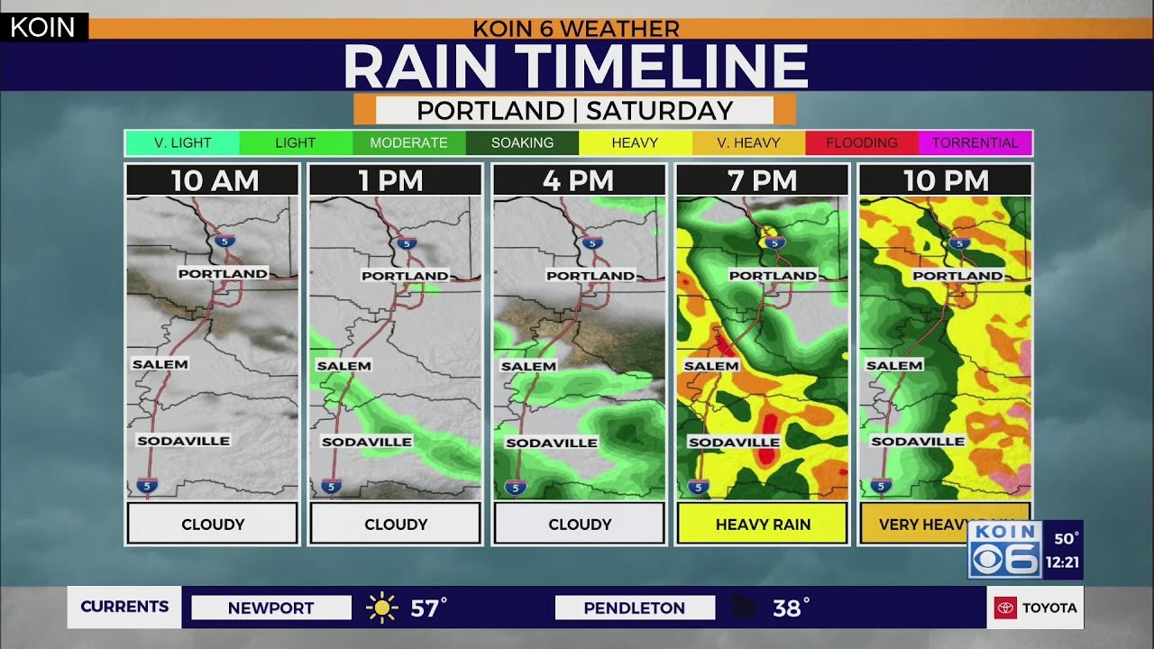 Heavy rain and wind returns to Portland this weekend - YouTube