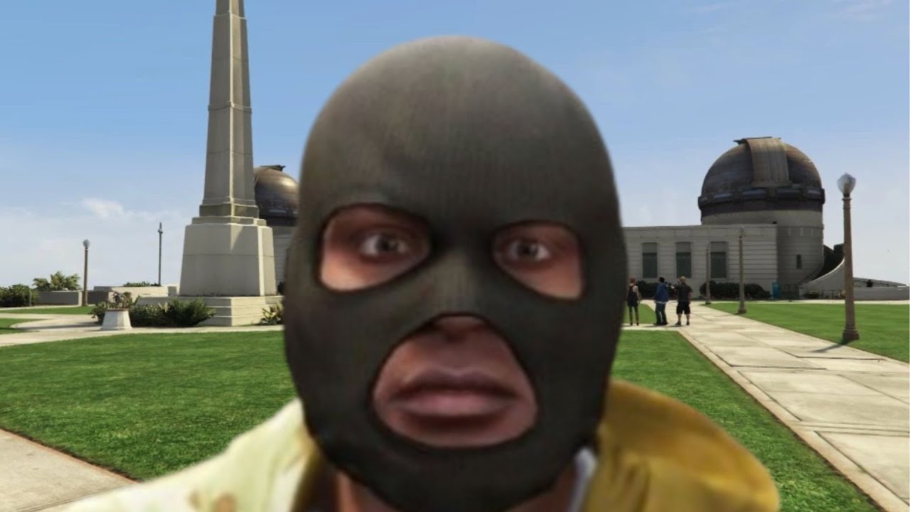 gta 5 masked gunman opens fire at los santos observatory - YouTube