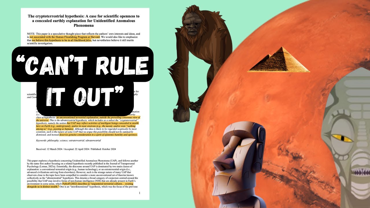 Lost Civilizations, Mars Pyramids, Bigfoot, Reptilians & More | Harvard ...