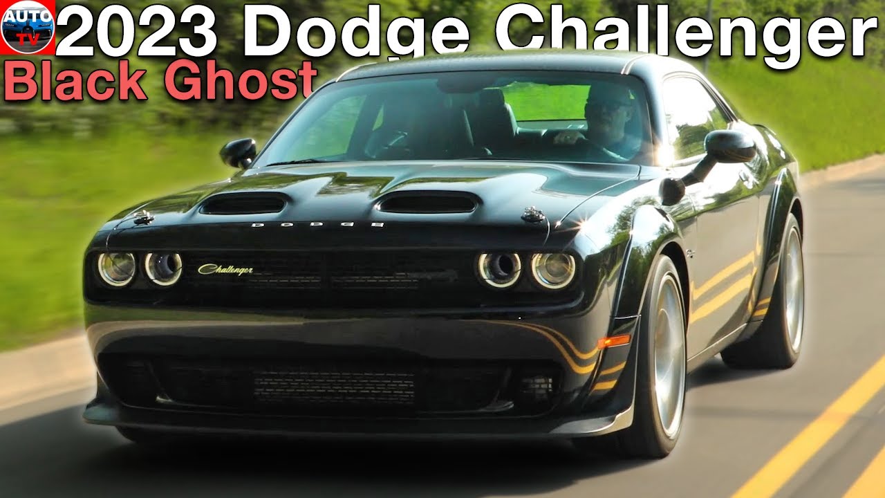 NEW 2023 Dodge Challenger SRT Black Ghost - Visual REVIEW interior ...
