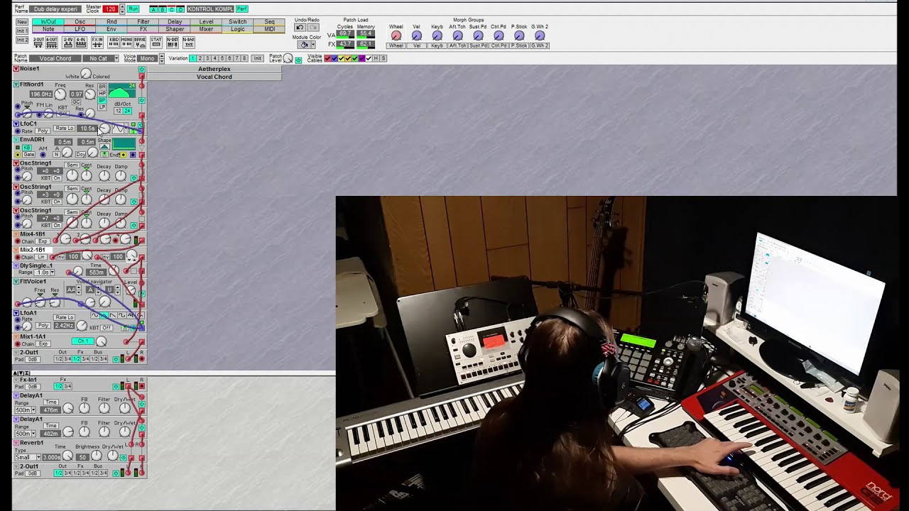 Nord Modular G2 Dub Chord patch improv demo with Machinedrum SPS-1 UW. - YouTube