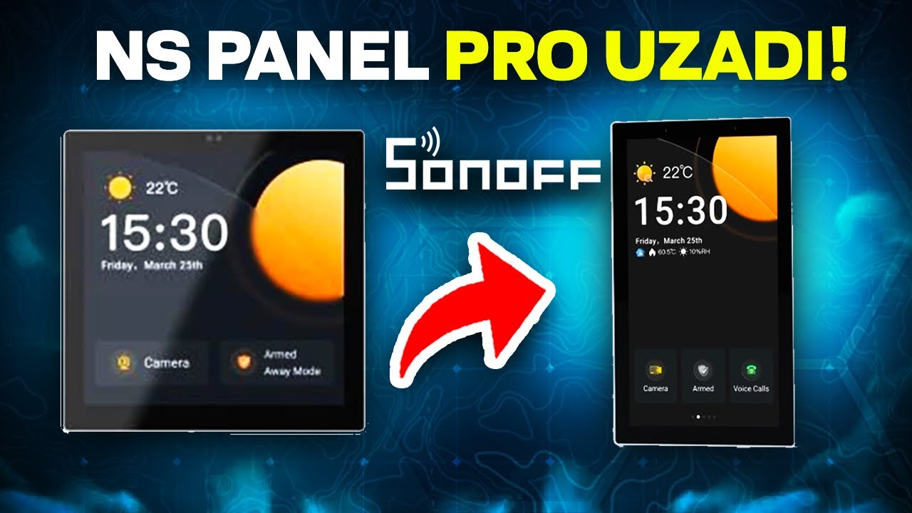 Sonoff NS Panel Pro 120 İnceleme! | Dikey olarak da kullanılabiliyor ...