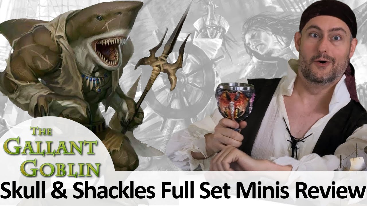 Skull & Shackles Full Review - Pathfinder Battles Miniatures - YouTube