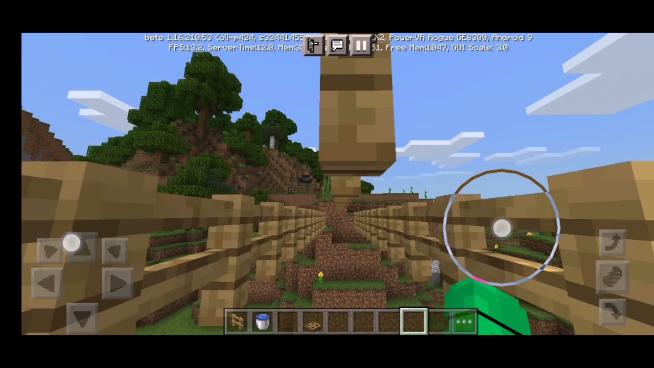 How to make zip line on minecraft - YouTube