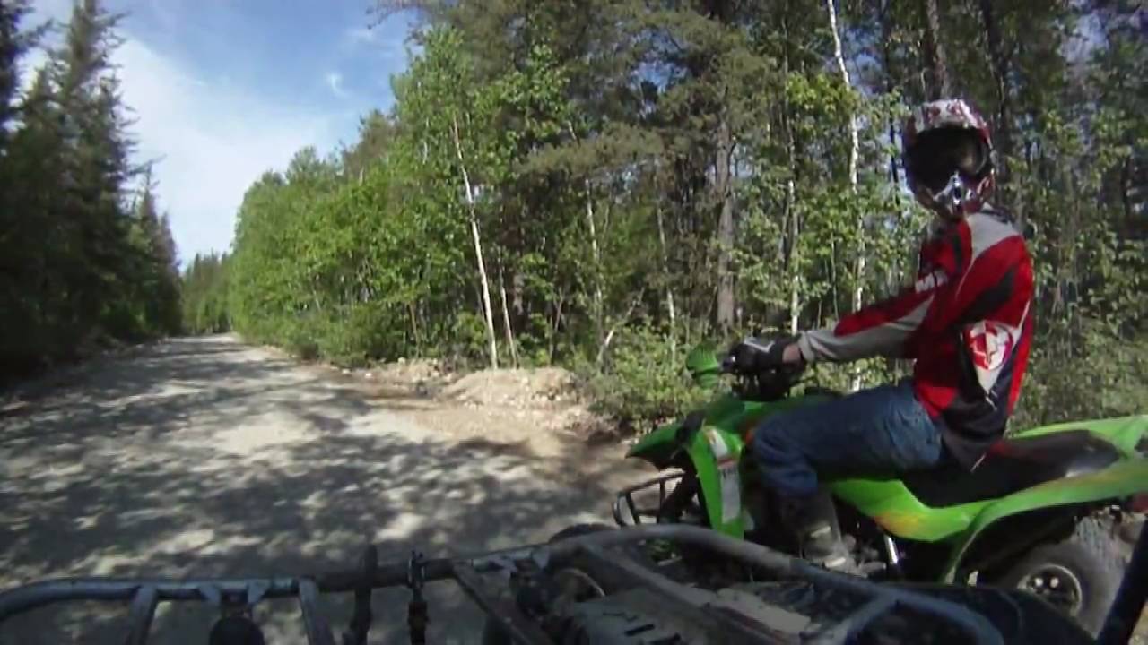 having fun with ATV Quads - YouTube