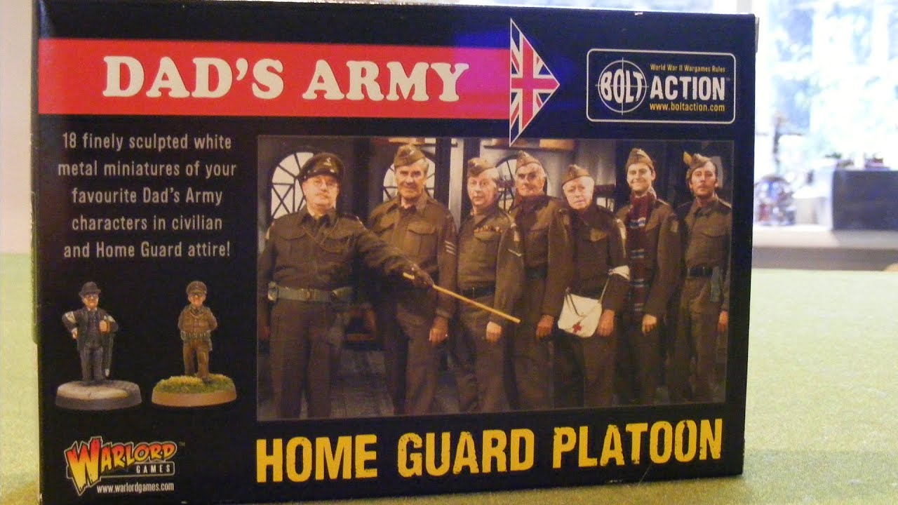 Dad's Army - Home Guard Platoon - Bolt Action Unboxing - YouTube