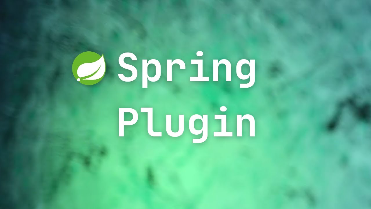 שמעתם על Spring Plugin ? - YouTube