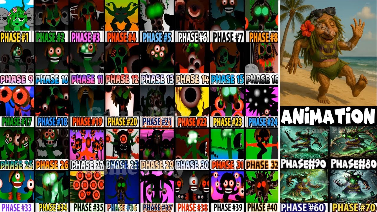 Incredibox Sprunki-Mix All Phases | Phase 10-20 VS Phase 40 VS Phase 60 ...