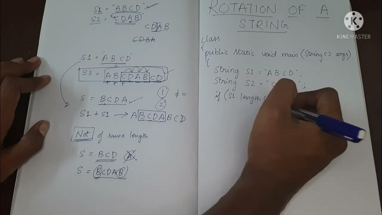 Check if Strings are Rotations of each other or not | Java - YouTube
