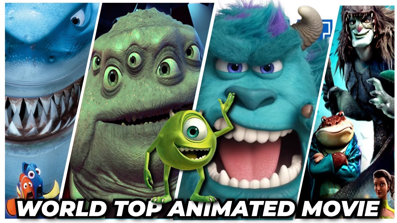 💥Top 5 Best Animation Movies of All Time | Hollywood's Animated Gems ...