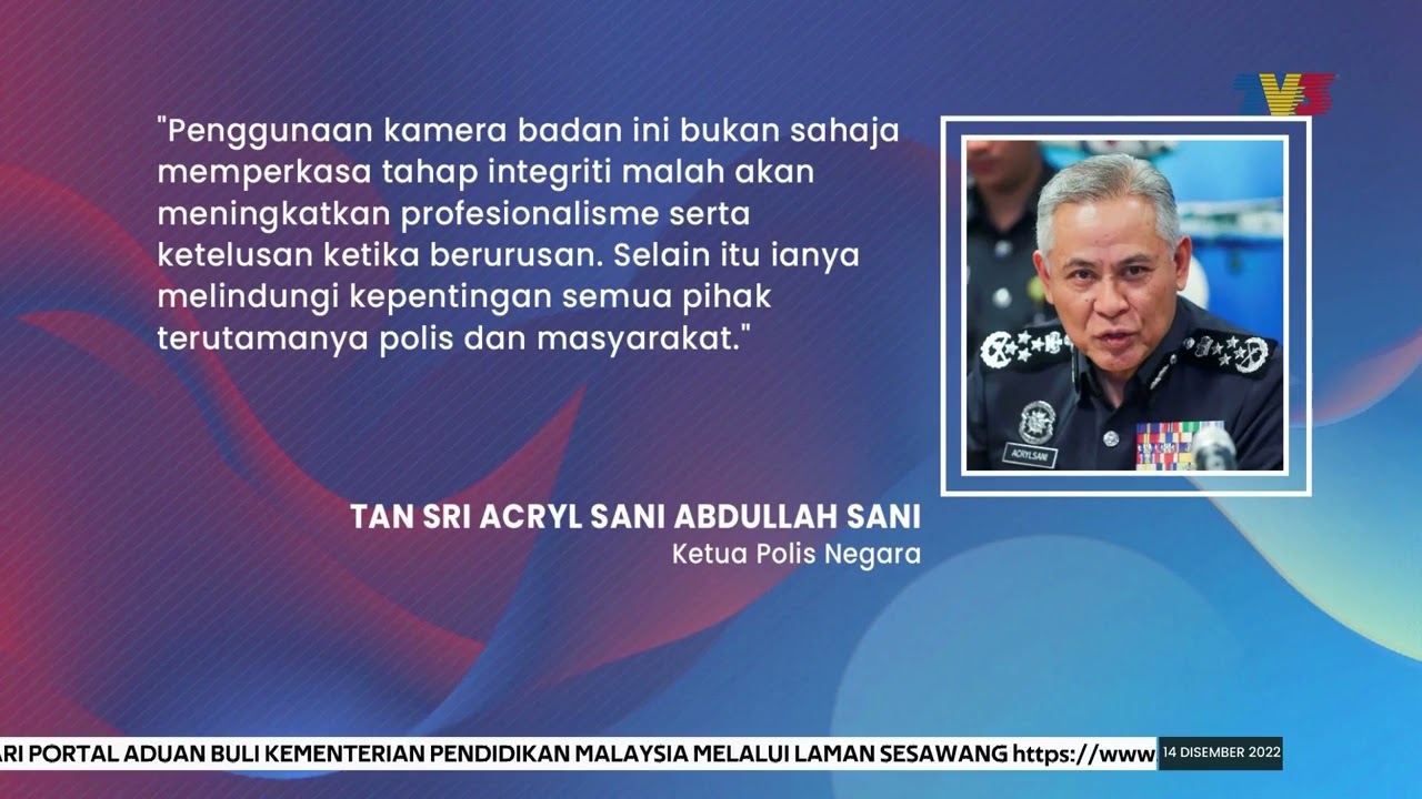 KAMERA BADAN | Tingkatkan Integriti Anggota Bertugas - KPN - YouTube