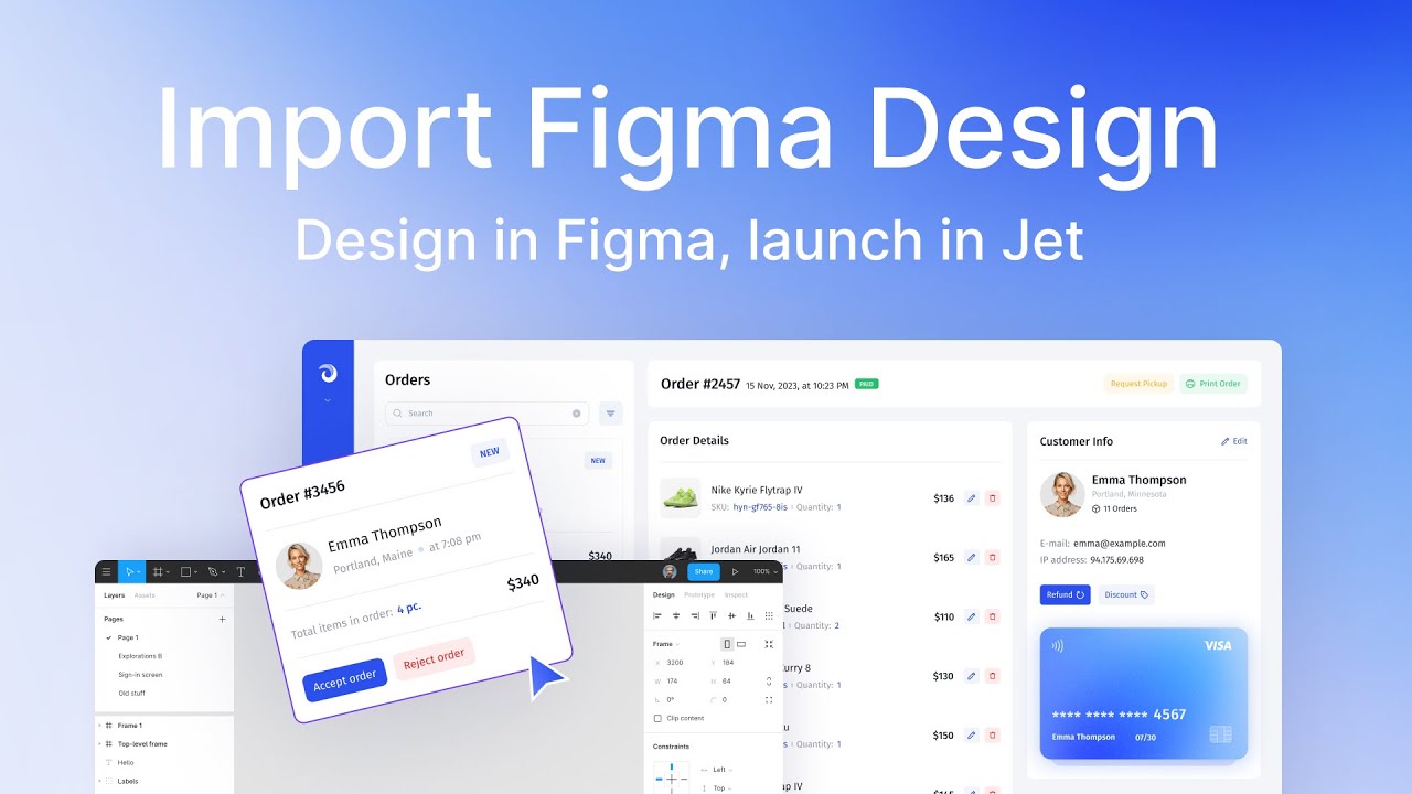 Design in Figma — launch in Jet Admin - YouTube