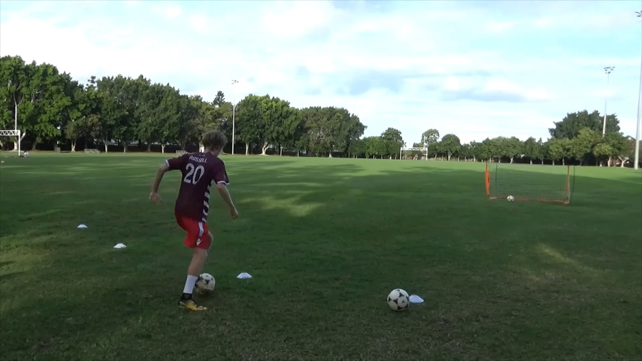 SCCSA Football Skills Development Video 3 - Striking the Ball - YouTube