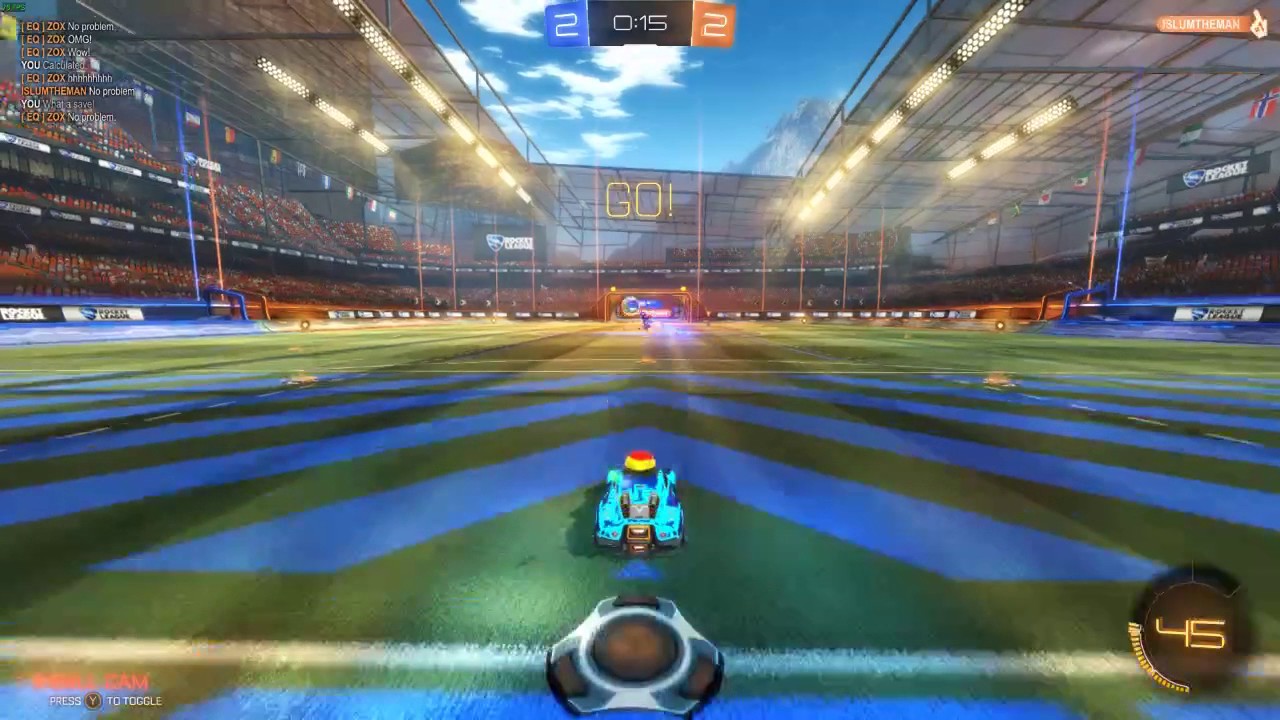 ROCKET LEAGUE INSANE END GOAL - YouTube
