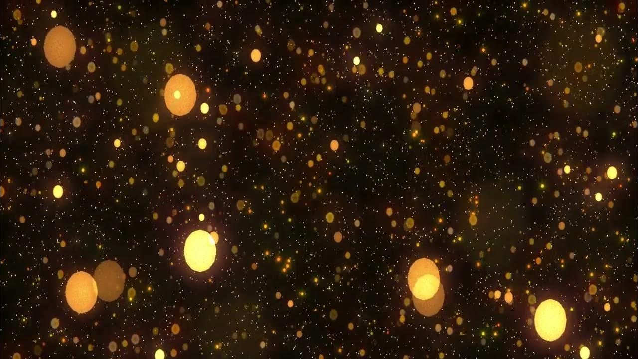 Golden Bokeh Particles Background | 4k Screensaver | VJ Loops Free | Particles Overlay - YouTube