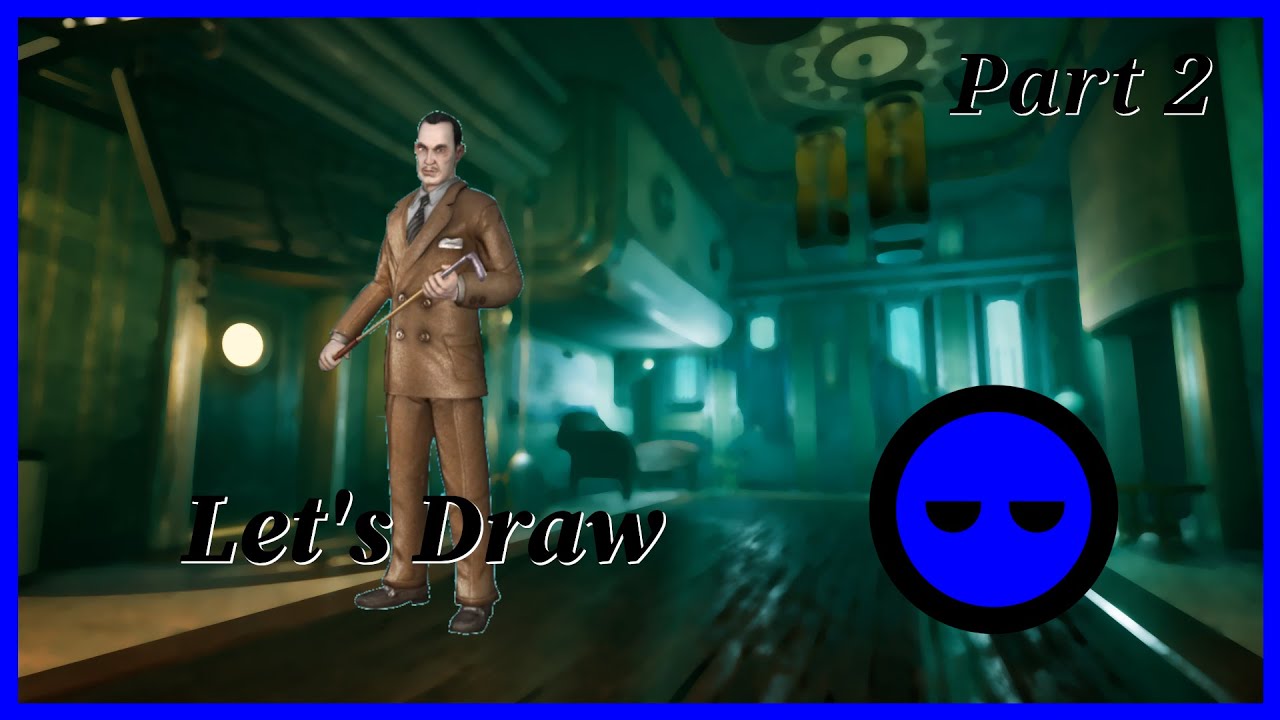 Let's Draw Andrew Ryan(Bioshock) Part 3 - YouTube