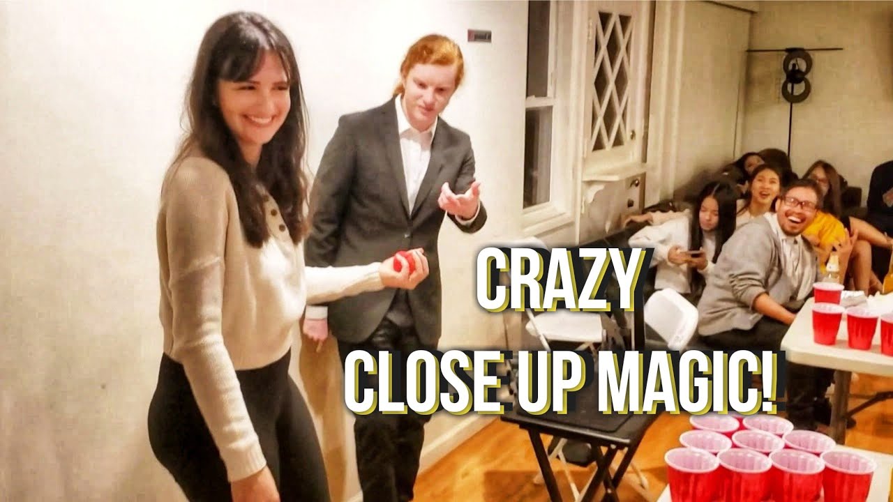 CLOSE UP MAGIC! Funny Reactions! (Live Gig) - YouTube