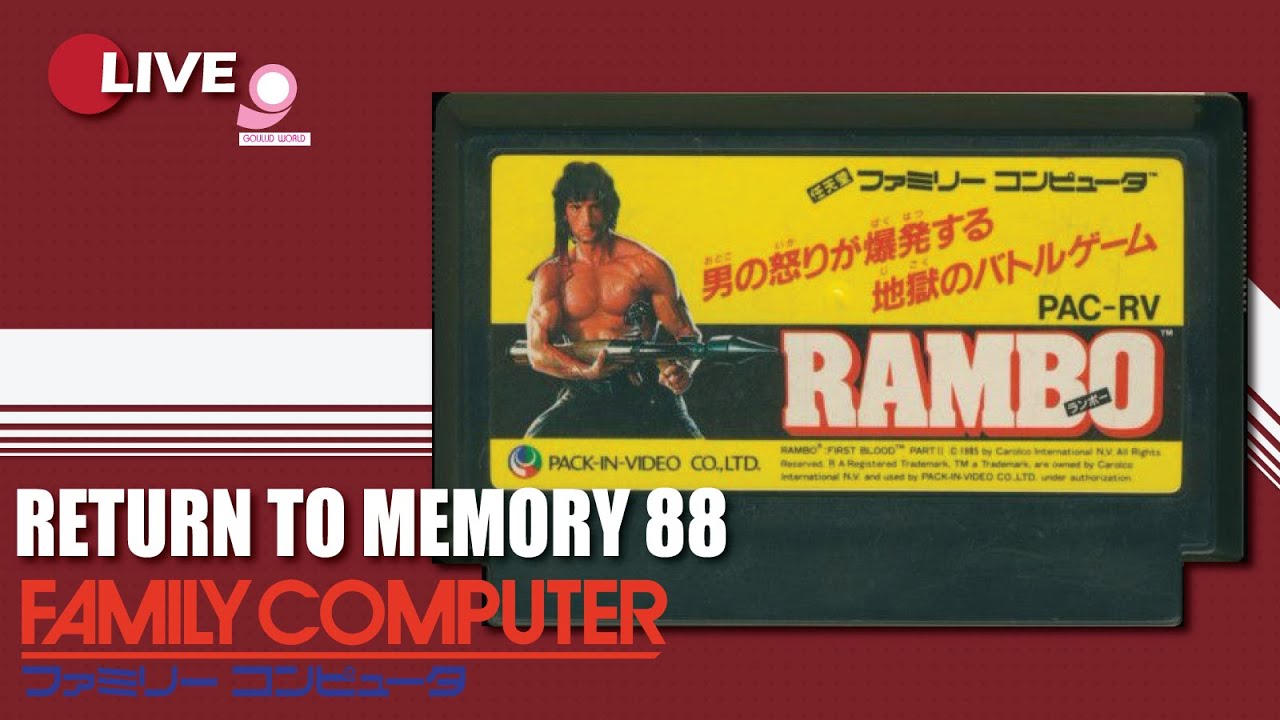 Return to Memory Family Computer #88 Rambo แรมโบ้ในพงไพร - YouTube