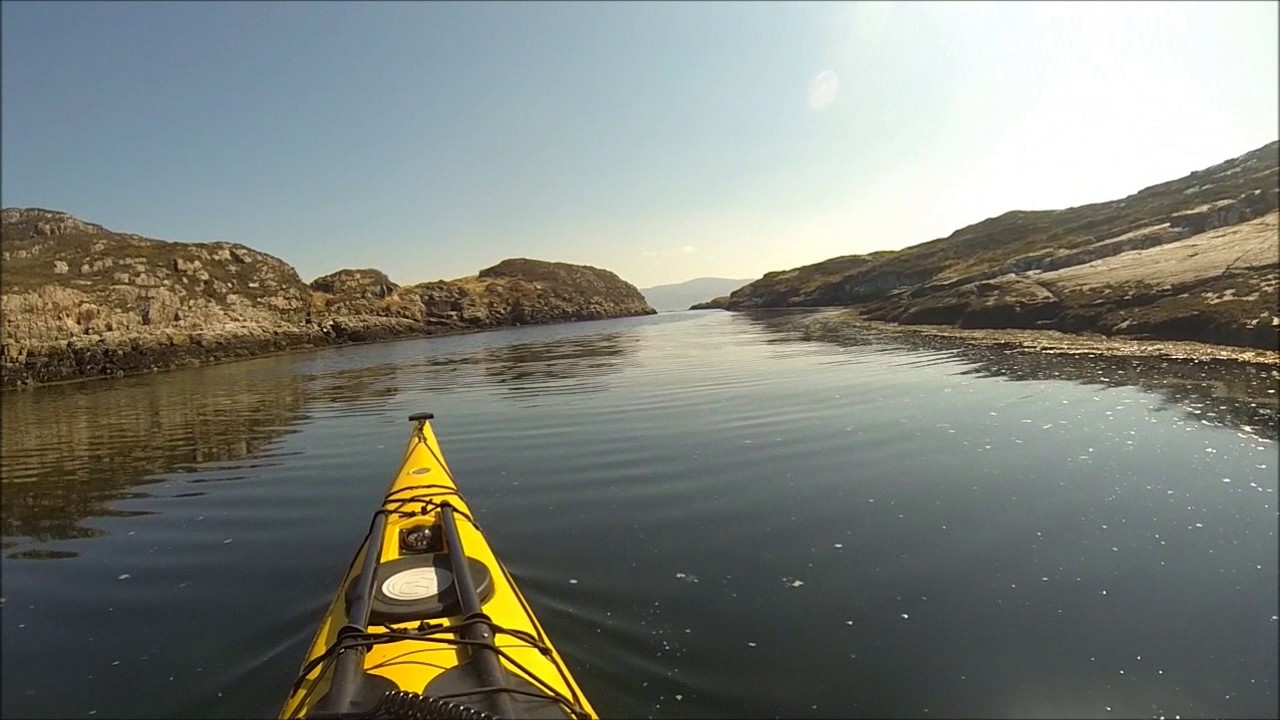 A kayak around the island of Rona - YouTube