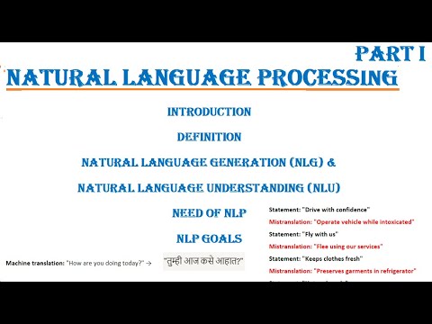NLP Introduction Part I:Definition,Natural Language Generation(NLG ...