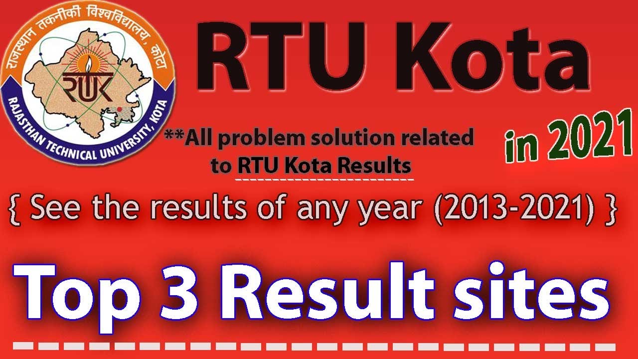 How to check RTU old results | RTU result all sites | RTU Result update ...
