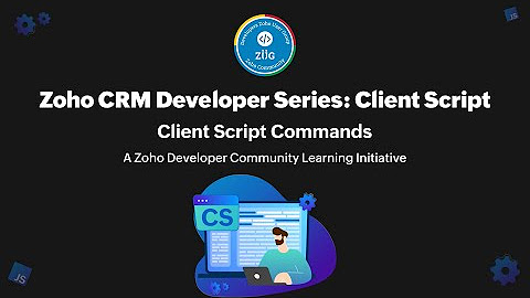 Zoho CRM - Client Script - YouTube