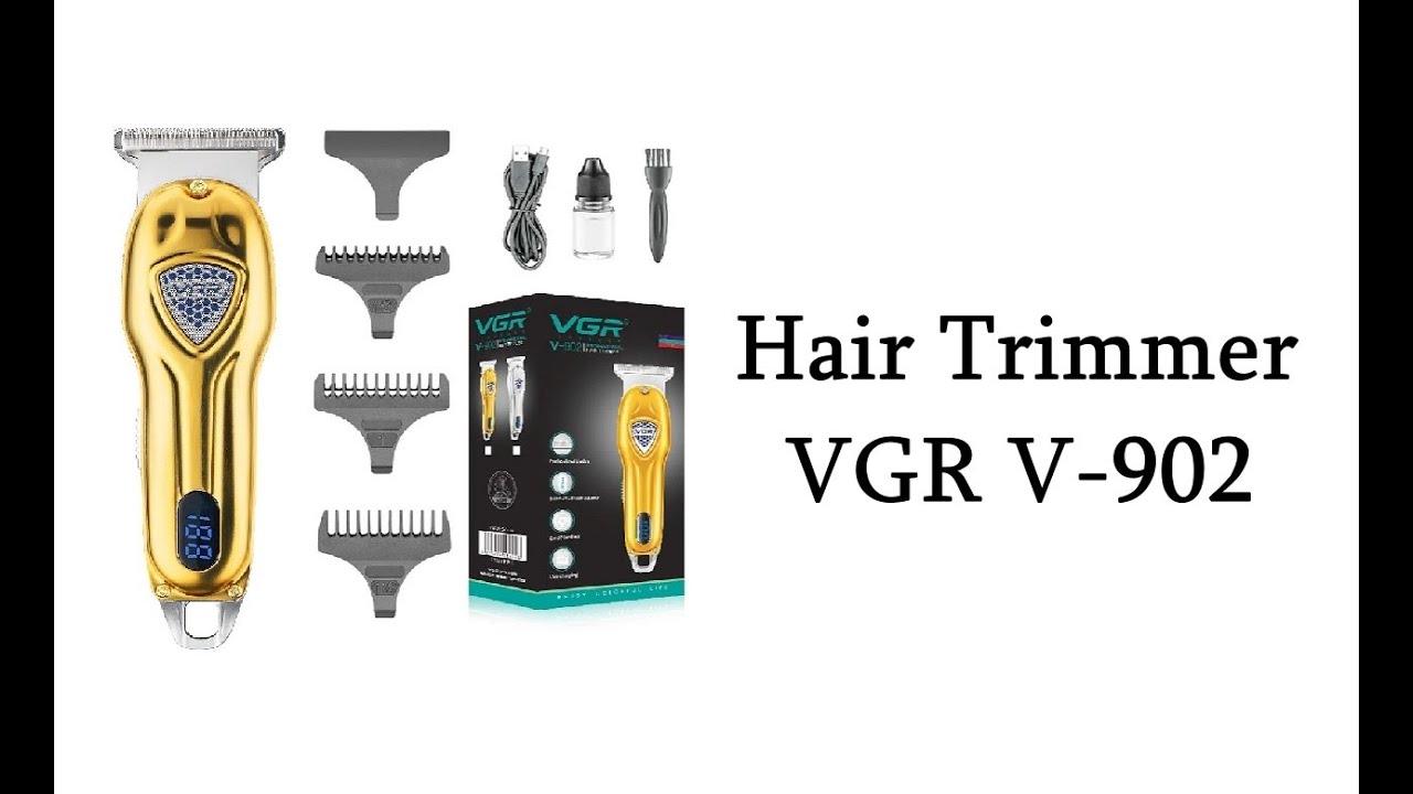 თმის საკრეჭი მანქანა VGR V-902 - YouTube