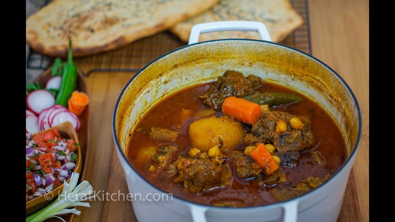 Shorba (Shorwa) Lamb Stew - YouTube