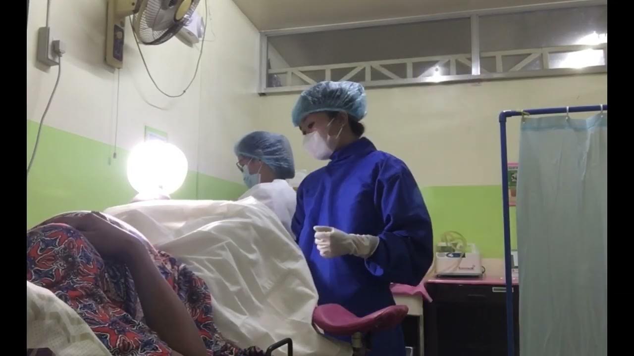 Normal Delivery(Giving Birth) via NSVD cephalic presentation - YouTube