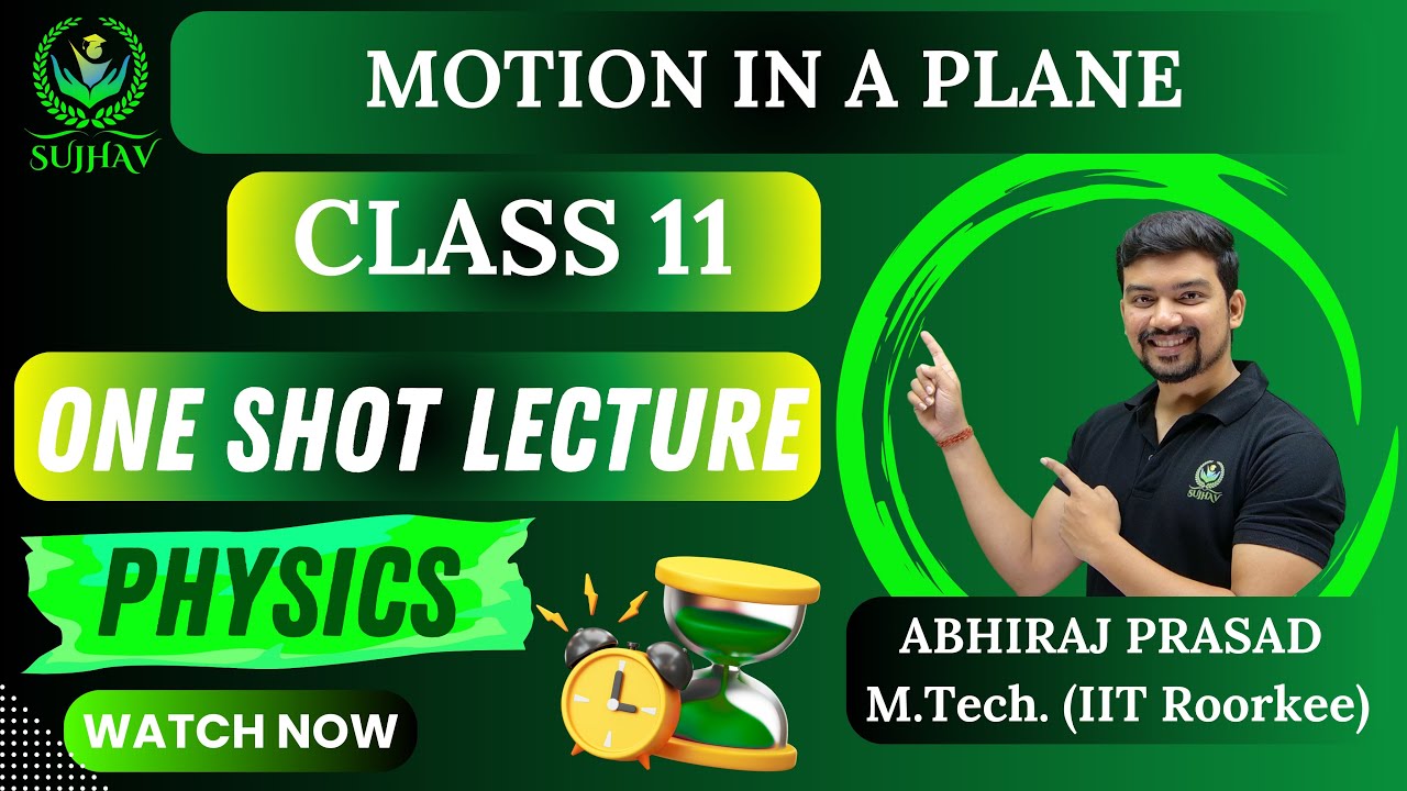 Motion in a Plane | Class 11 Physics One-Shot for JEE, NEET & Boards ...