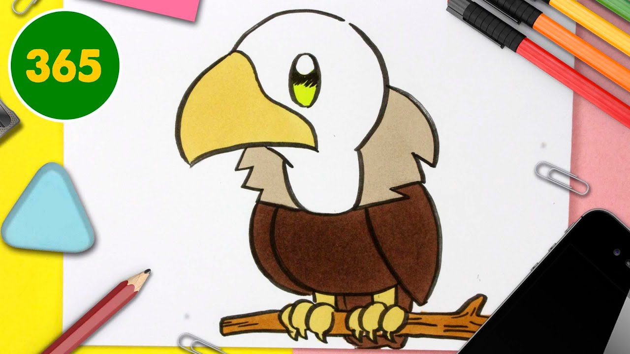 COMMENT DESSINER UN VAUTOUR KAWAII - Dessins kawaii faciles - Comment ...