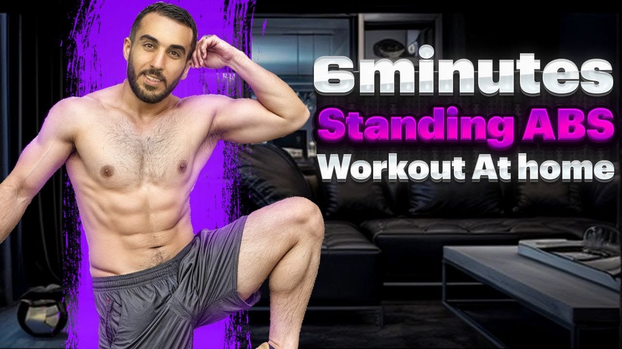 6 minutes standing abdominal exercises at home | best standing ABS ...
