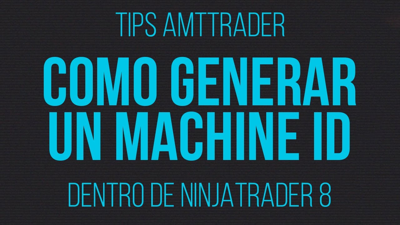 GENERAR MACHINE ID - YouTube