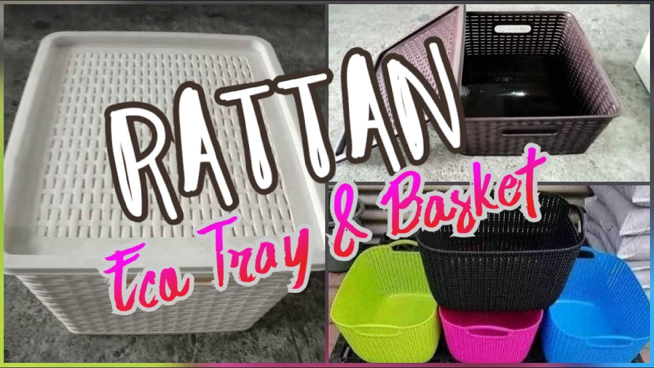 NATIVE RATTAN ECO TRAY & BASKET - YouTube