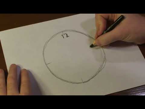 How to Draw a Clock Face - YouTube
